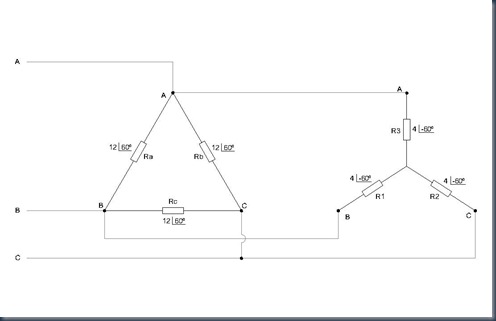 Eletro EUREKA: Circuito Trifásico Delta Estrela